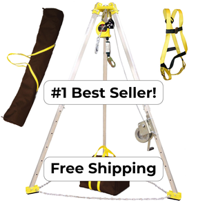 FrenchCreek Manhole Tripod Rescue System - w/SRL — Major Safety