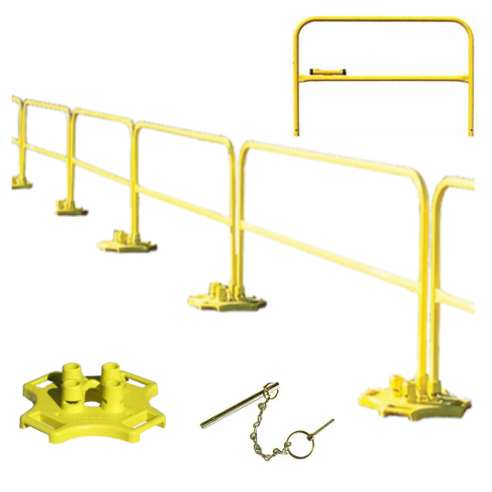 Bluewater Safety Rail 2000 Fall Protection Rail Kit | Major Safety